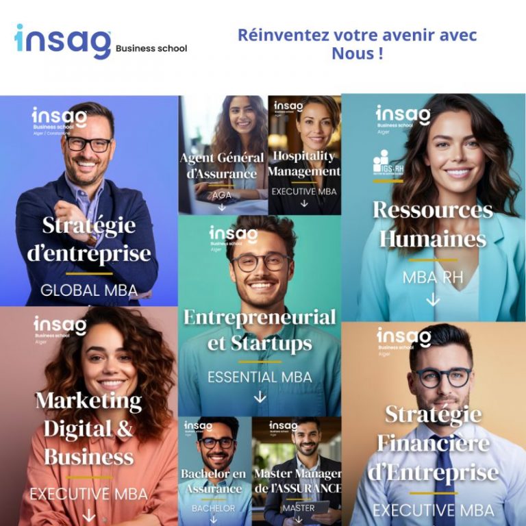 INSAG Business School : Premier Choix pour les MBA en Algérie – INSAG ...